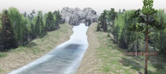 Map Waterfall for Spin Tires
