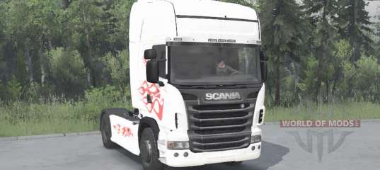 Scania R730 Tractor Truck Topline Cab for Spin Tires