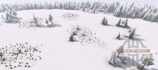 Map Winter for Spin Tires