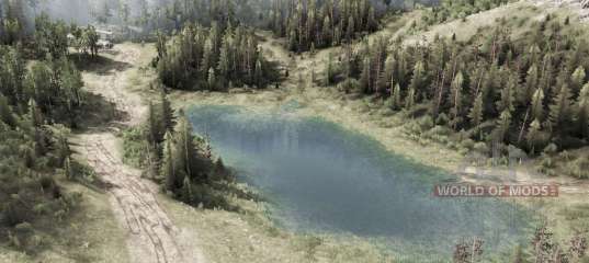 Map Kolyma for MudRunner