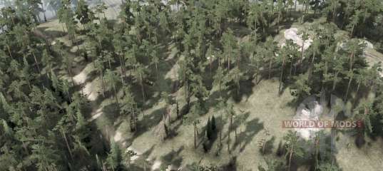 Map Backwoods for MudRunner