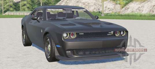 Dodge Challenger SRT Hellcat Widebody (LC) Pursuit Unmarked 2018 for ...