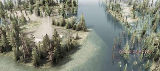 Flooded Forest. Variant 2 for MudRunner