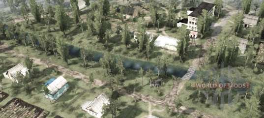 Map Village for MudRunner