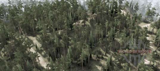 Map Backwoods for MudRunner