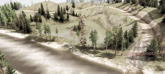 Forest Shift. Variant 2 for MudRunner