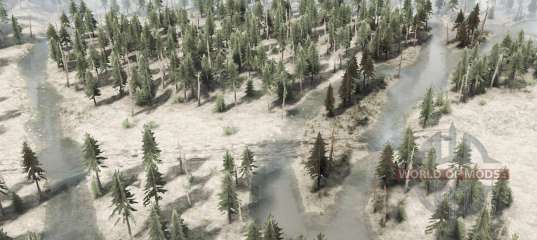 Map Wasteland for MudRunner