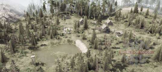 Map Mezhgorye for MudRunner