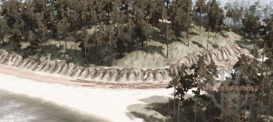 Waterfall in Rocks for MudRunner