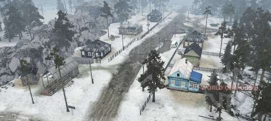 Map Winter-Siberia for MudRunner