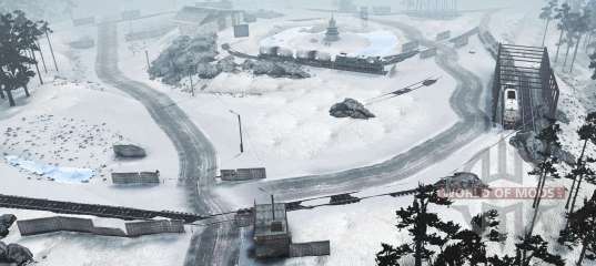 Map Winter-Siberia for MudRunner