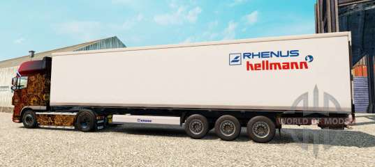 Skin Rhenus & Hellmann for Euro Truck Simulator 2