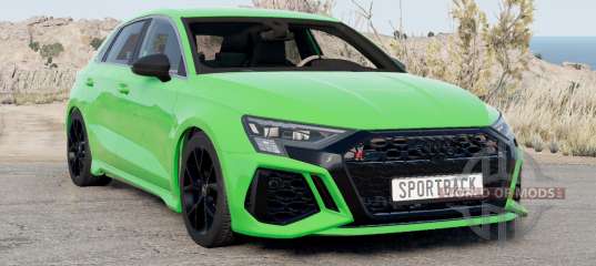 Audi RS 3 Sportback (8YA) 2021 v2.0 for BeamNG Drive