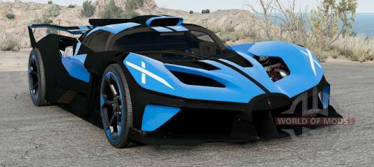 Bugatti Bolide Spanish Sky Blue for BeamNG Drive
