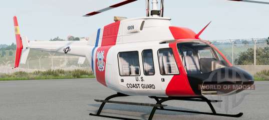 Bell 407 Helicopter for BeamNG Drive
